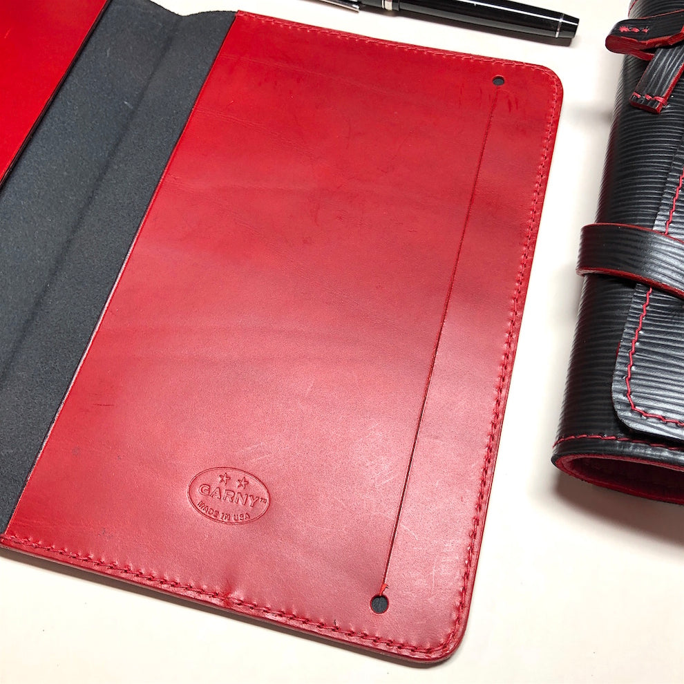 Leather Notebook Cover or Travel Journal Cover, refillable A5 books ...