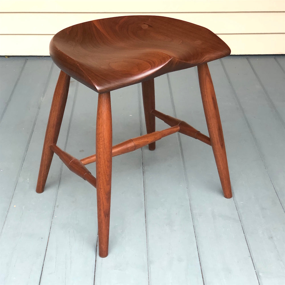 Black Walnut Guitar Stool, black walnut bench, stool, guitar chair ...